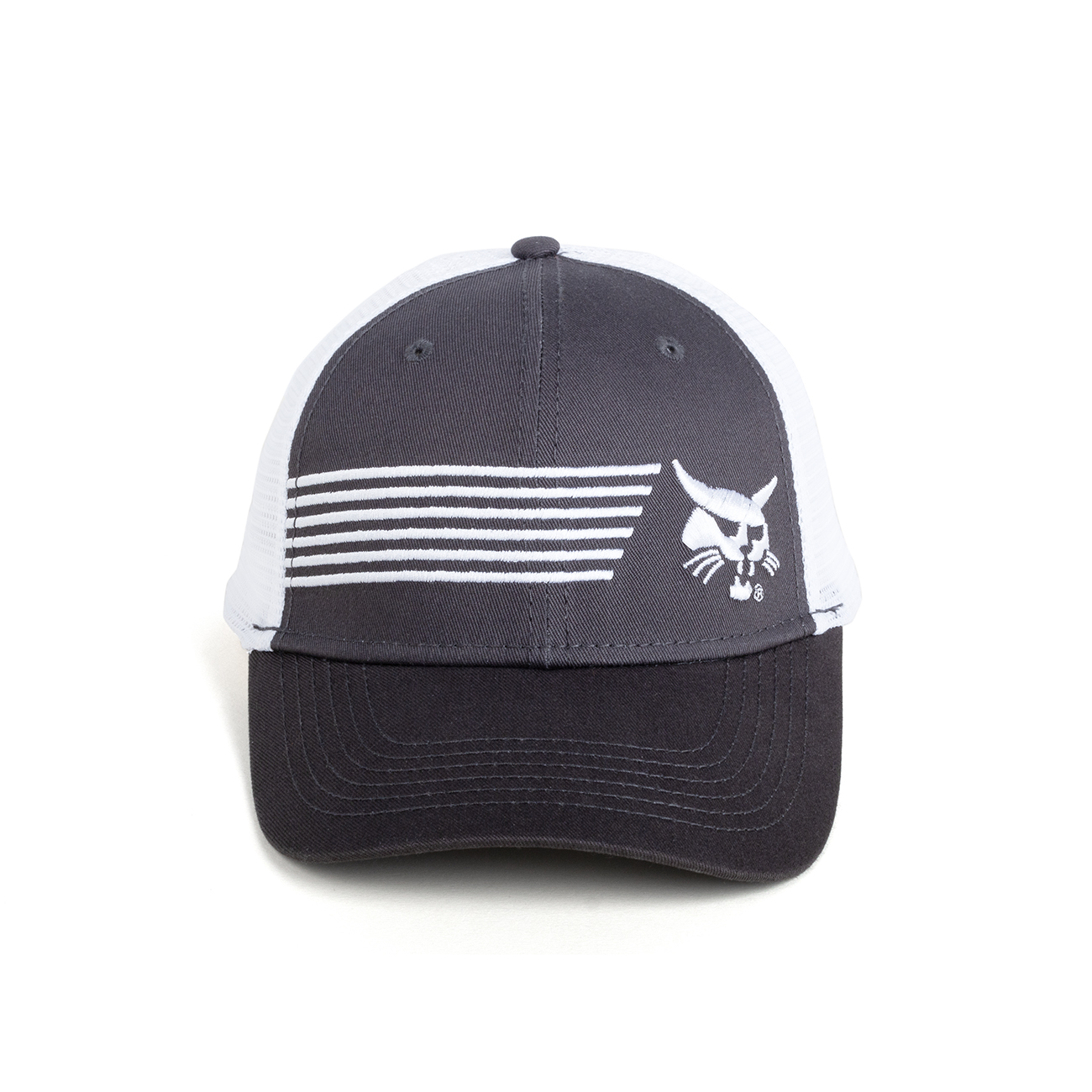 Striped Front Cap - Bobcat